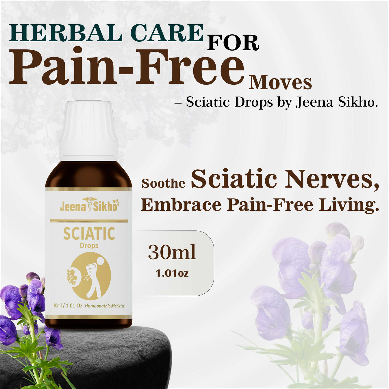 Sciatic Drops for Sciatic Nerve & Leg Comfort Support